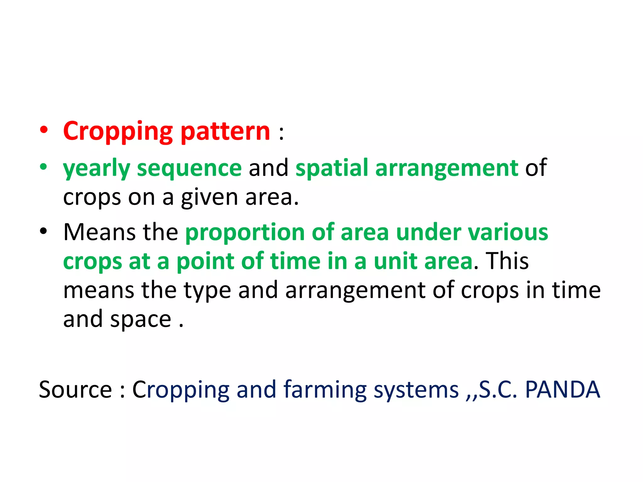 CROPPING SYSTEMS UNDER DRYLANDS IN INDIA | PPTX