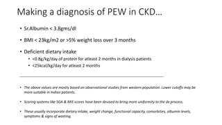 Nutrition and Inflammation in CKD | PPTX