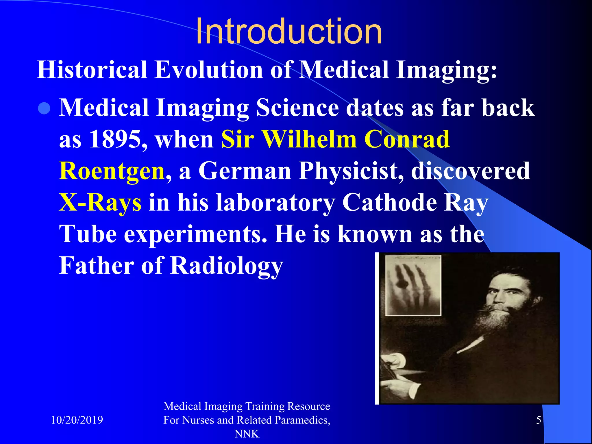 Srn module 1 overview of medical imaging | PDF | Medical Tests ...