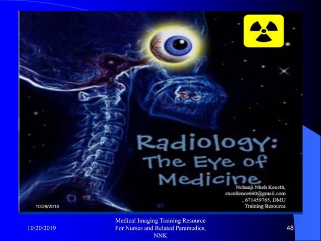 Srn module 1 overview of medical imaging | PPT
