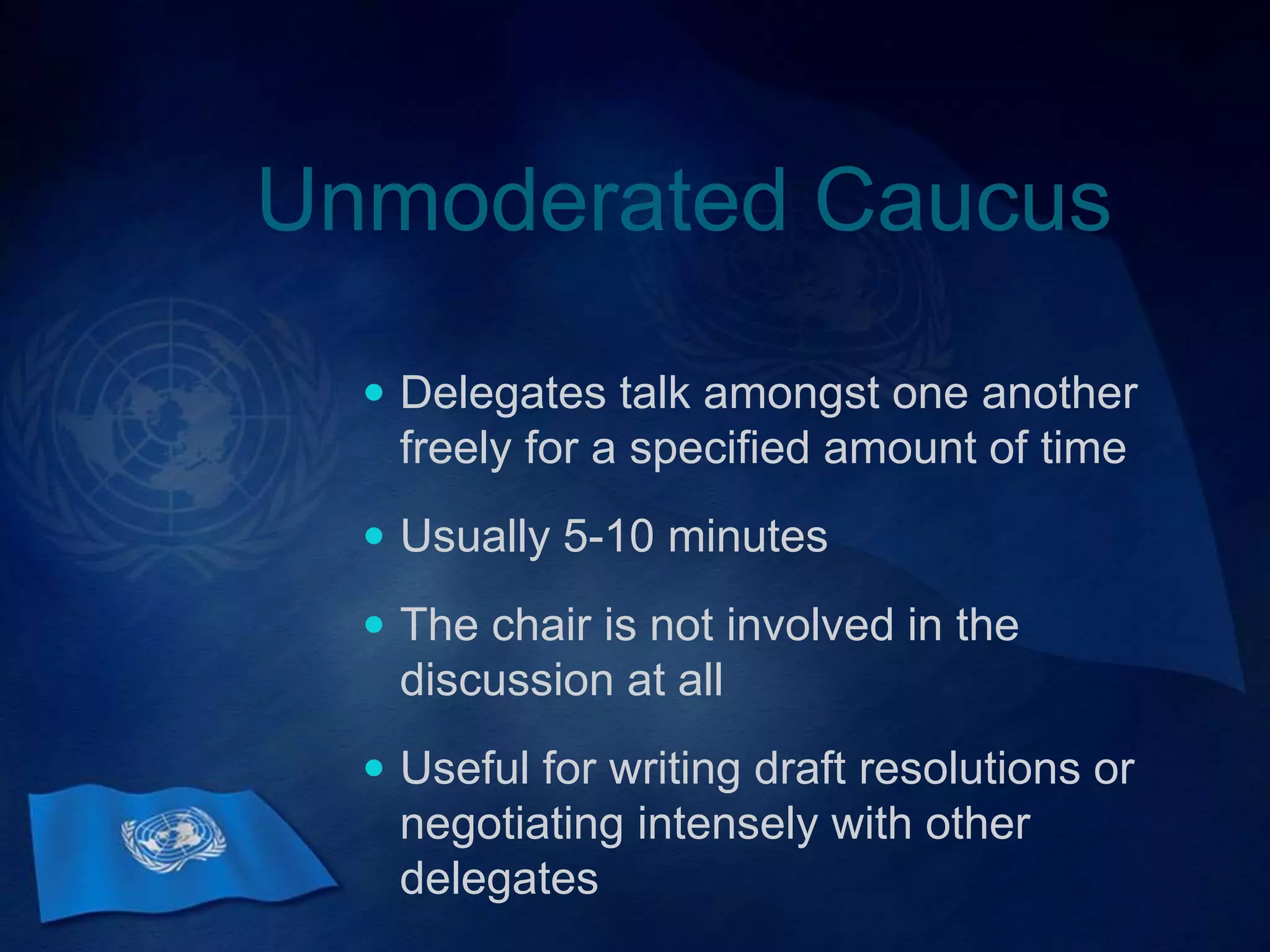 MUN basic structure and rule for new delegates or beginner | PPT