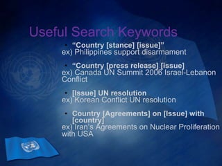 MUN basic structure and rule for new delegates or beginner | PPT