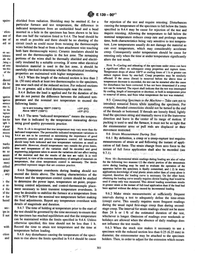 ASTM E139 | PDF