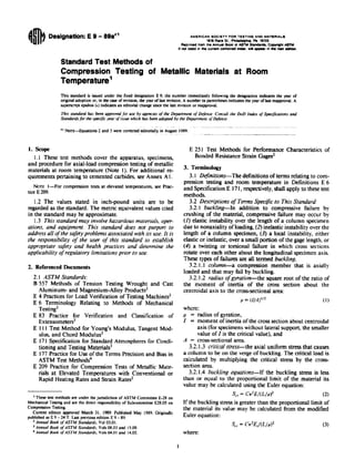 ASTM E9 COMPRESSION TEST | PDF