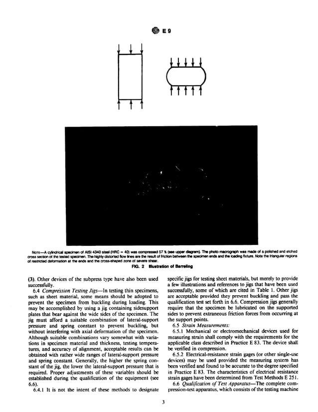 ASTM E9 COMPRESSION TEST | PDF