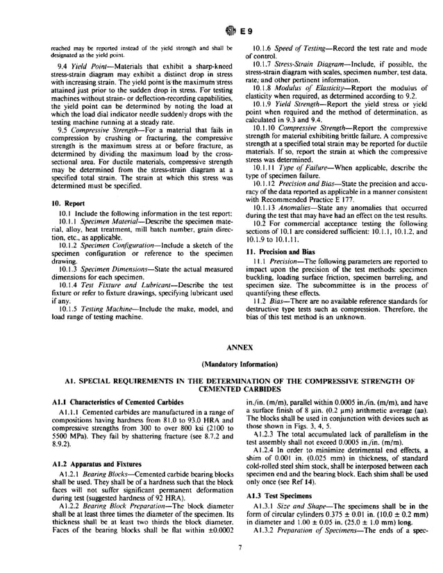 ASTM E9 COMPRESSION TEST | PDF