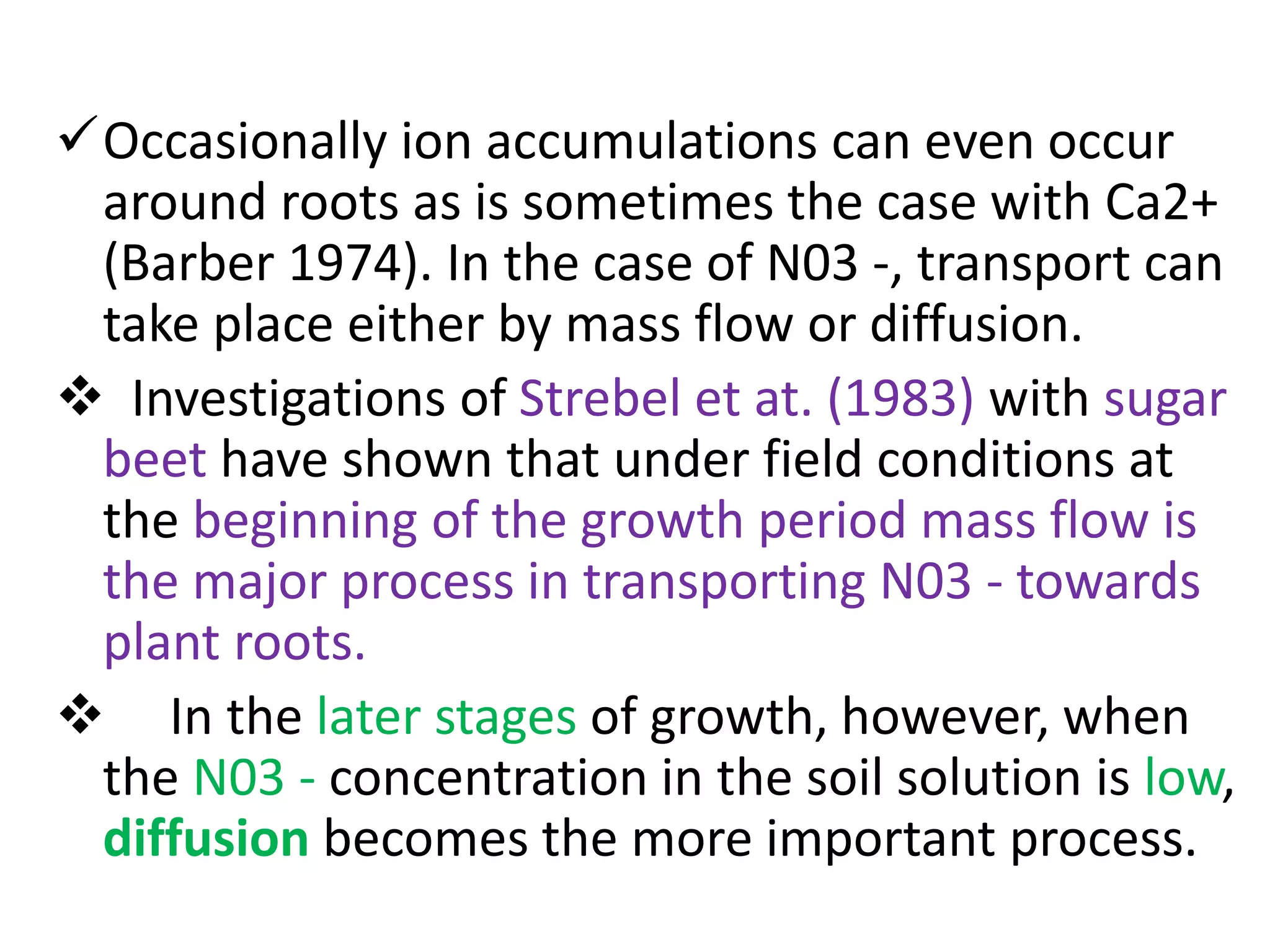 MECHANISMS OF NUTRIENT UPTAKE FROM SOIL | PPTX