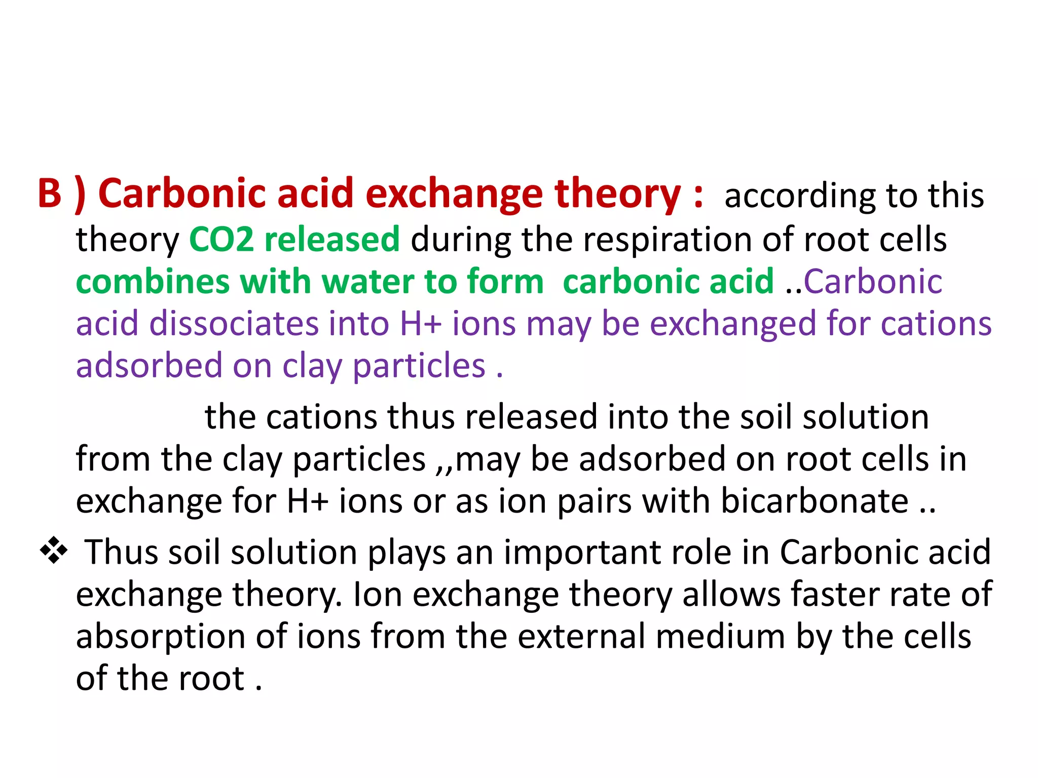MECHANISMS OF NUTRIENT UPTAKE FROM SOIL | PPTX