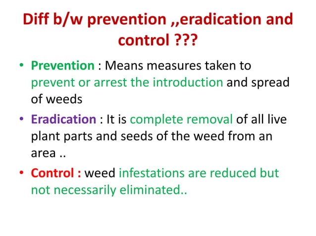 WEED MANAGEMENT IN TRANSPLANTED RICE | PPTX