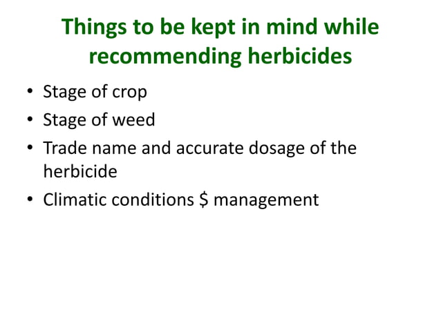 WEED MANAGEMENT IN TRANSPLANTED RICE | PPTX