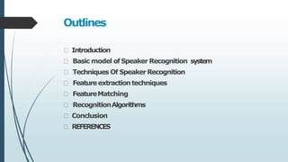 Joint MFCC-and-Vector Quantization based Text-Independent Speaker Recognition System | PPT