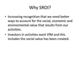 Sroi | PPTX