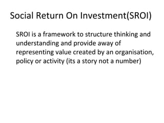 Impact and social return on investment | PPT