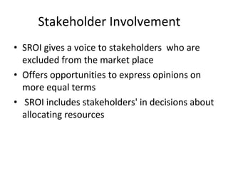 Impact and social return on investment | PPT