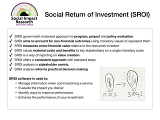 SROI Presentation | PDF