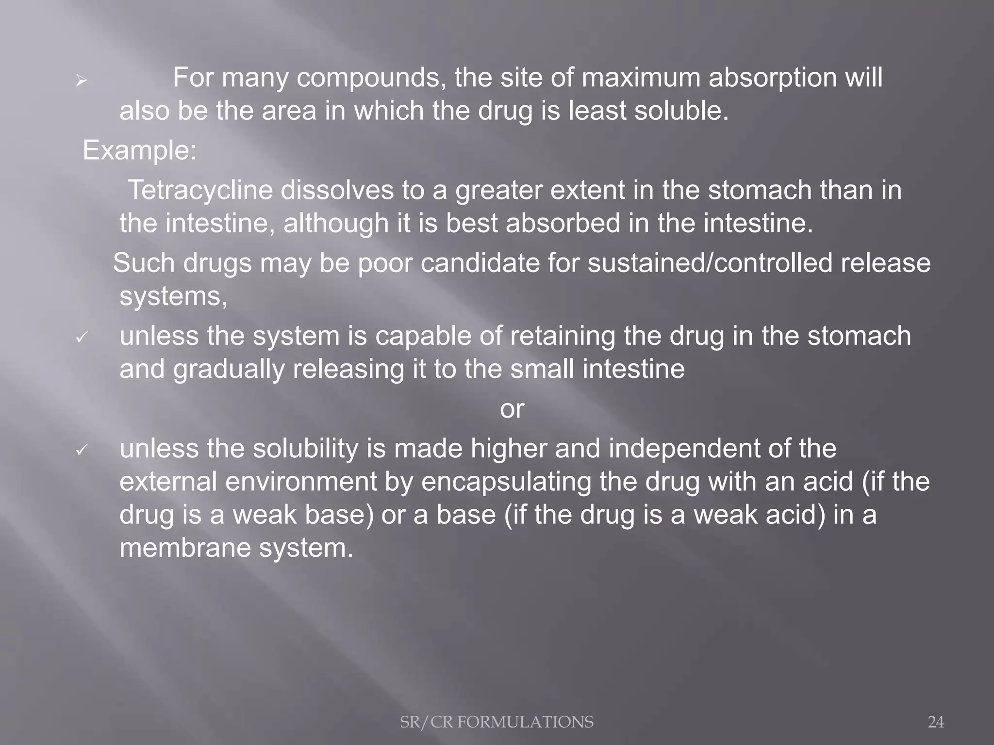 Sr or cr formulations | PPTX