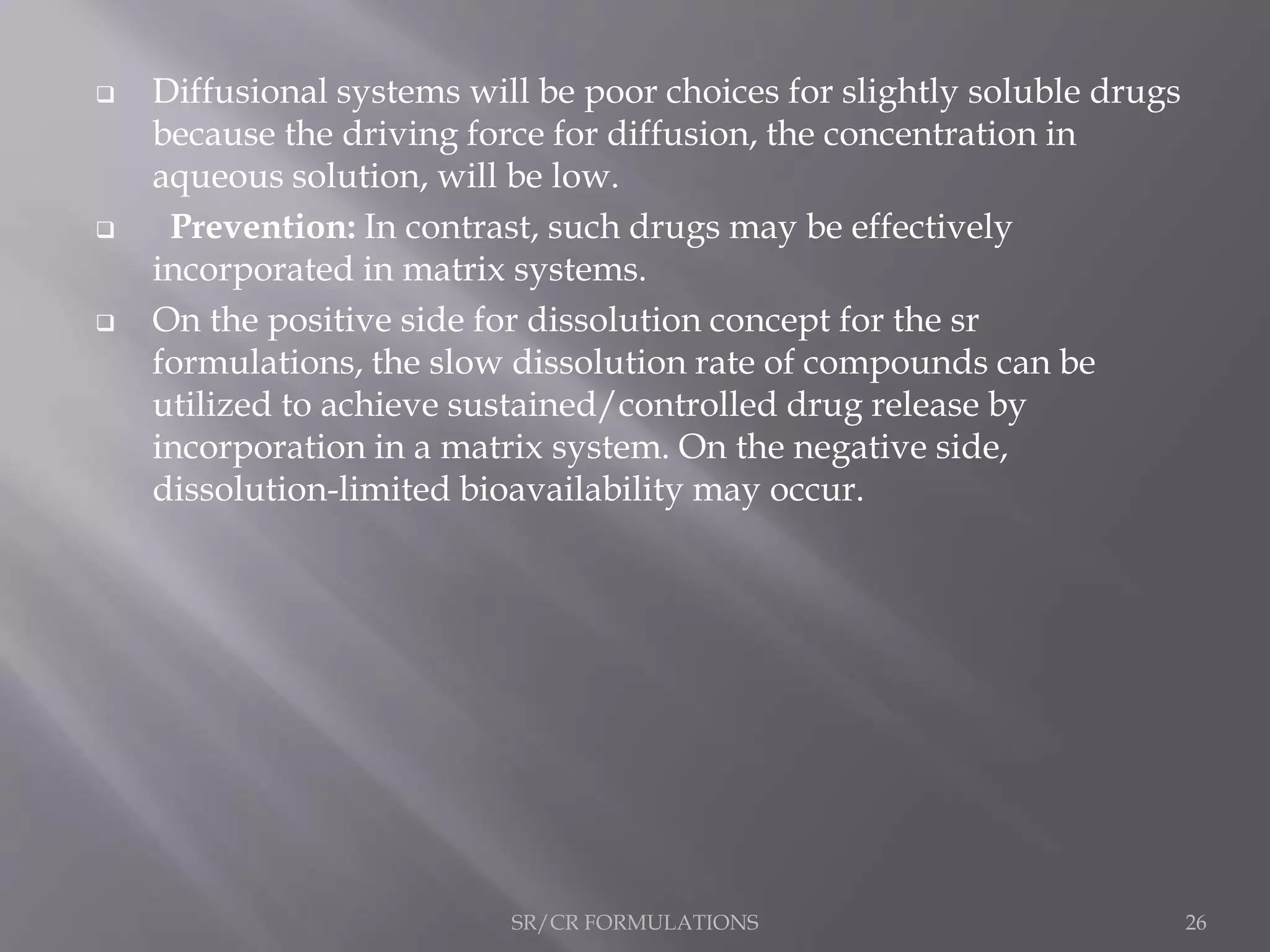 Sr or cr formulations | PPTX