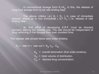 Sr or cr formulations | PPTX