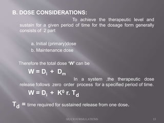 Sr or cr formulations | PPTX