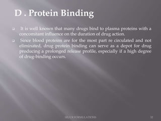 Sr or cr formulations | PPTX