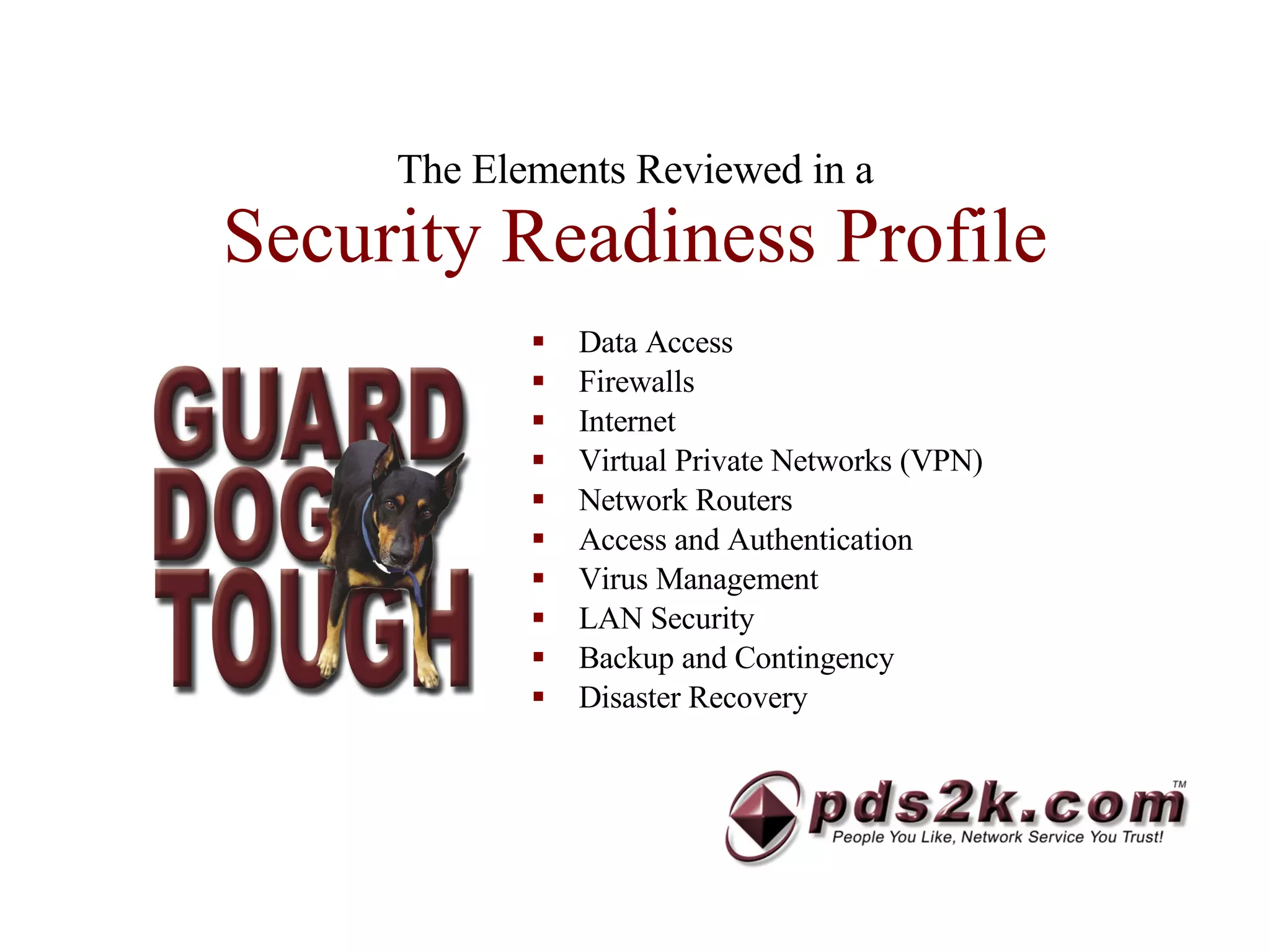Security Readiness Profile | PPT