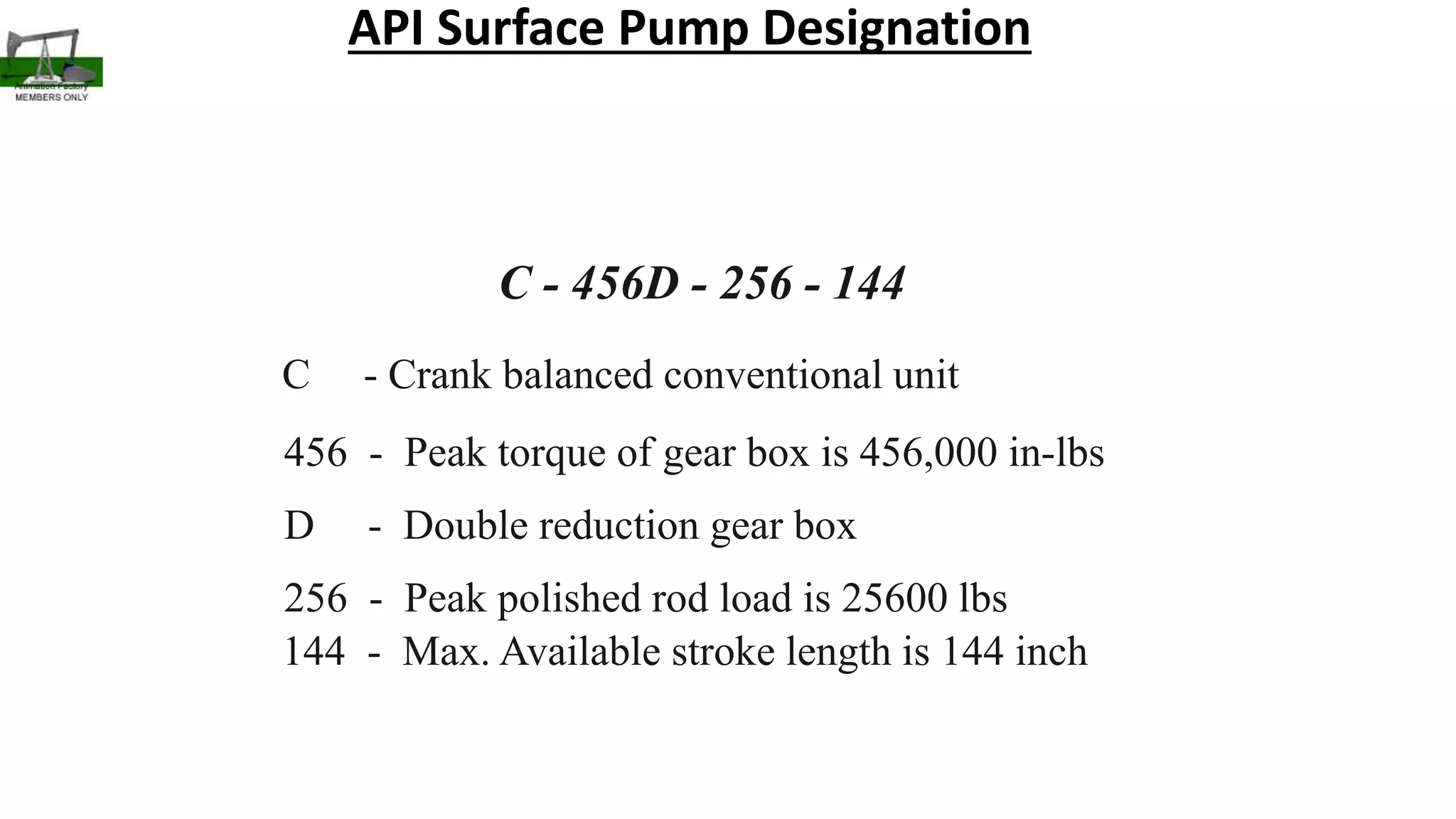 Sucker Rod Pump (SRP) | PPTX