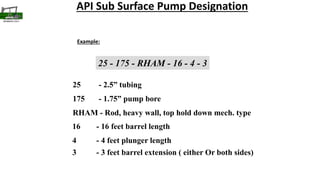 Sucker Rod Pump (SRP) | PPTX