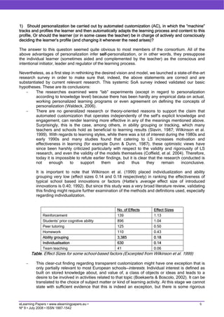 Self-Regulated Personalized Learning (SRPL): Developing iClass’s pedagogical model | PDF