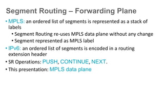 PLNOG 17 - Leonir Hoxha - Next Generation Network Architecture - Segment Routing | PPT