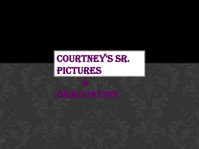 Sr. Pictures/Graduation Powerpoint | PPT