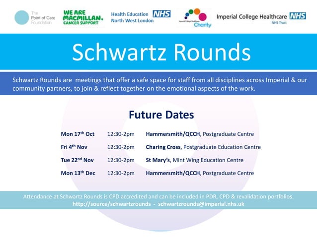 Schwartz Rounds at Imperial | PPT