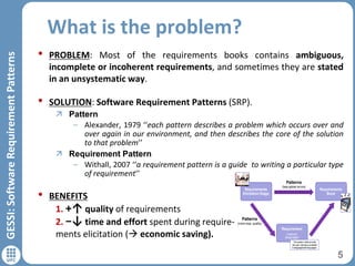 Software Requirement Patterns (SRP) | PPT