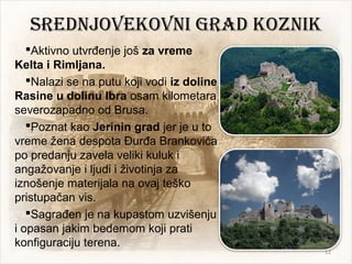 Srpski srednjovekovni gradovi 2000 | PPT