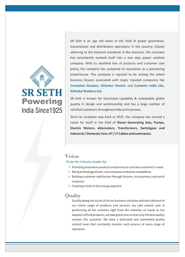 Diesel Generators India 15 KVA to 2000 KVA | PDF