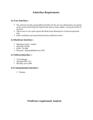 SRS for Hospital Management System | DOCX