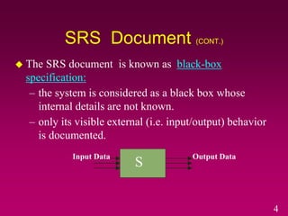 Software Requirement Specification | PPTX