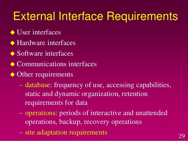 Software Requirement Specification