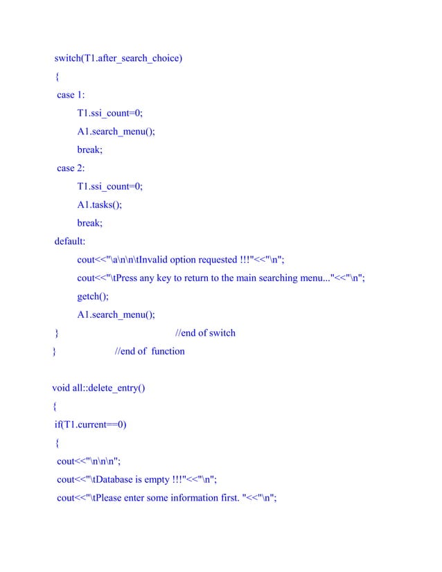 Hospital Management System Project