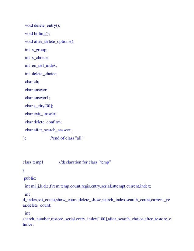 Hospital Management System Project