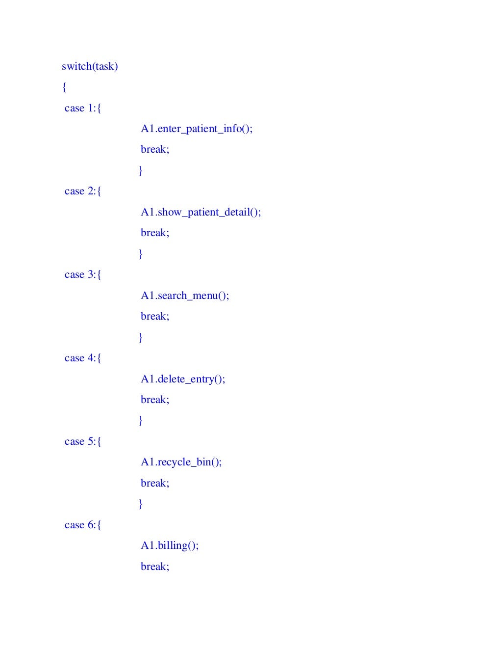 Hospital Management System Project