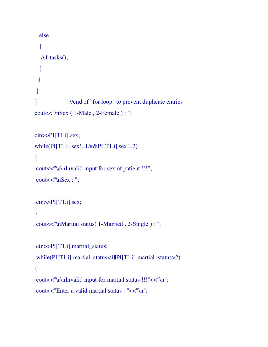 Hospital Management System Project