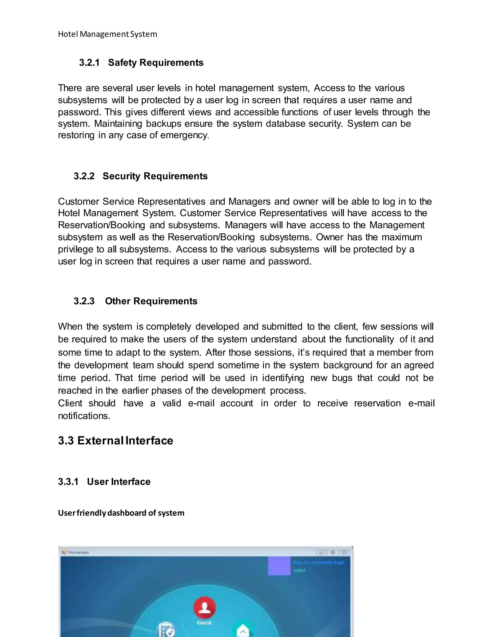 Documentation Hotel Management System | DOCX