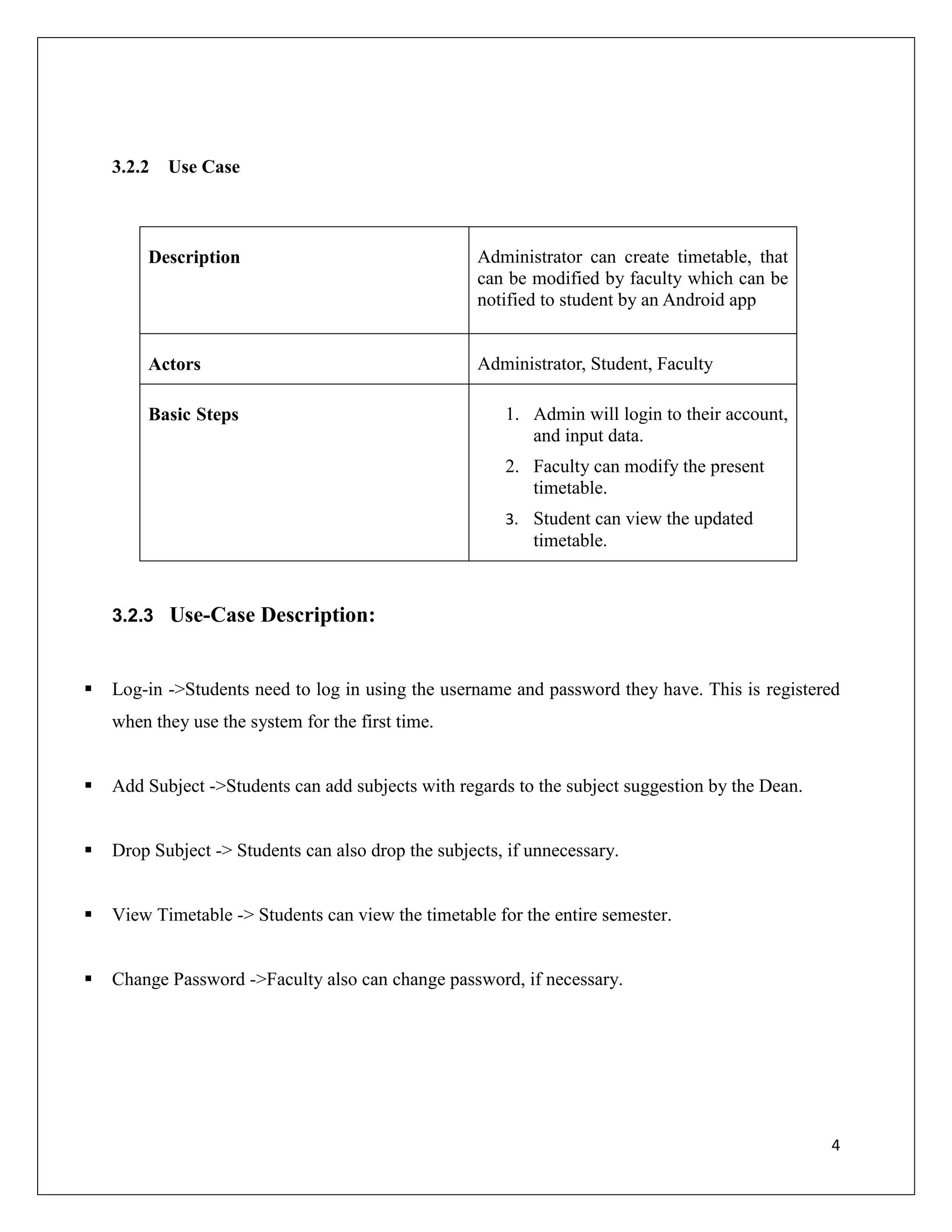 System Specification Report. | PDF