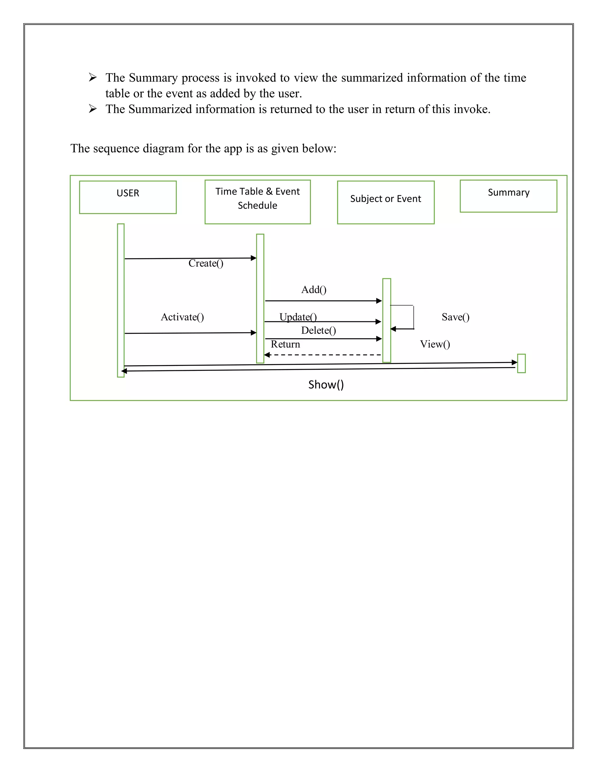 Time Table Reminder Andorid App SRS | PDF