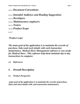 SRS document | DOC