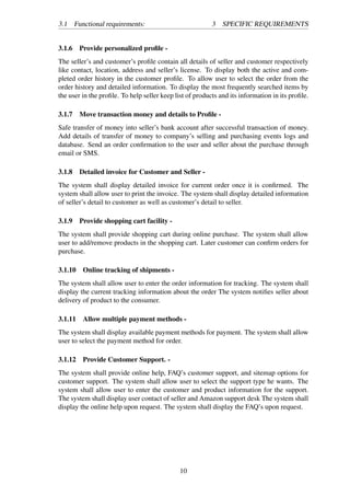 Software Requirement Specification on Online Purchasing System | PDF