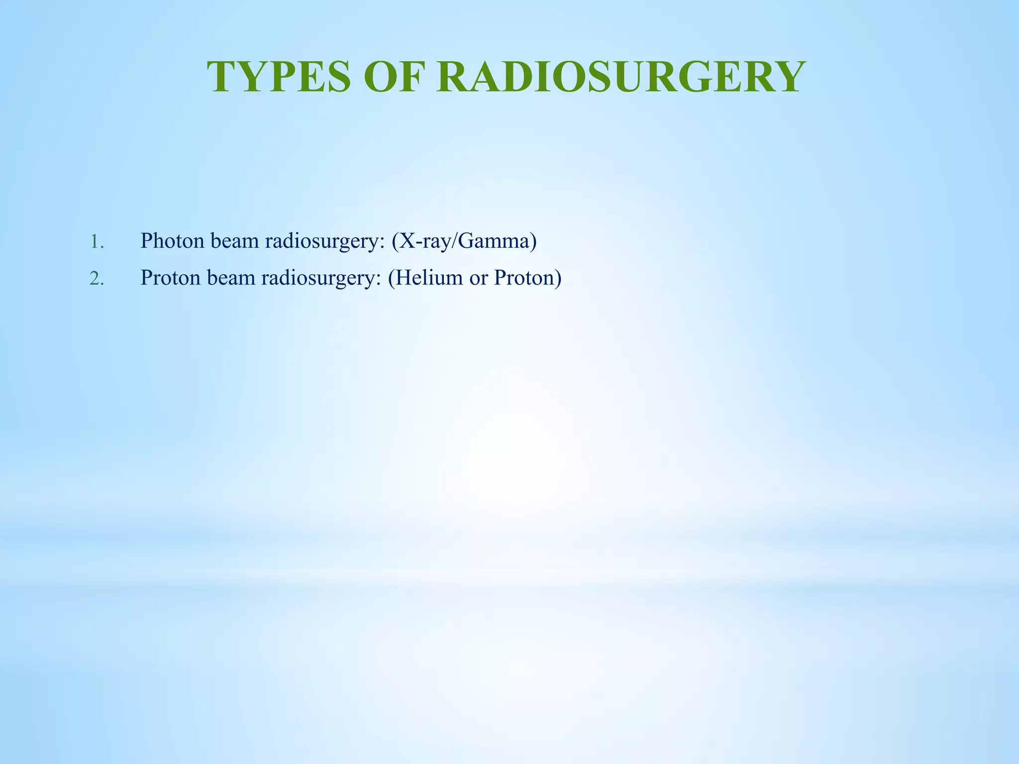 Stereotactic Radiosurgery (SRS) | PPTX