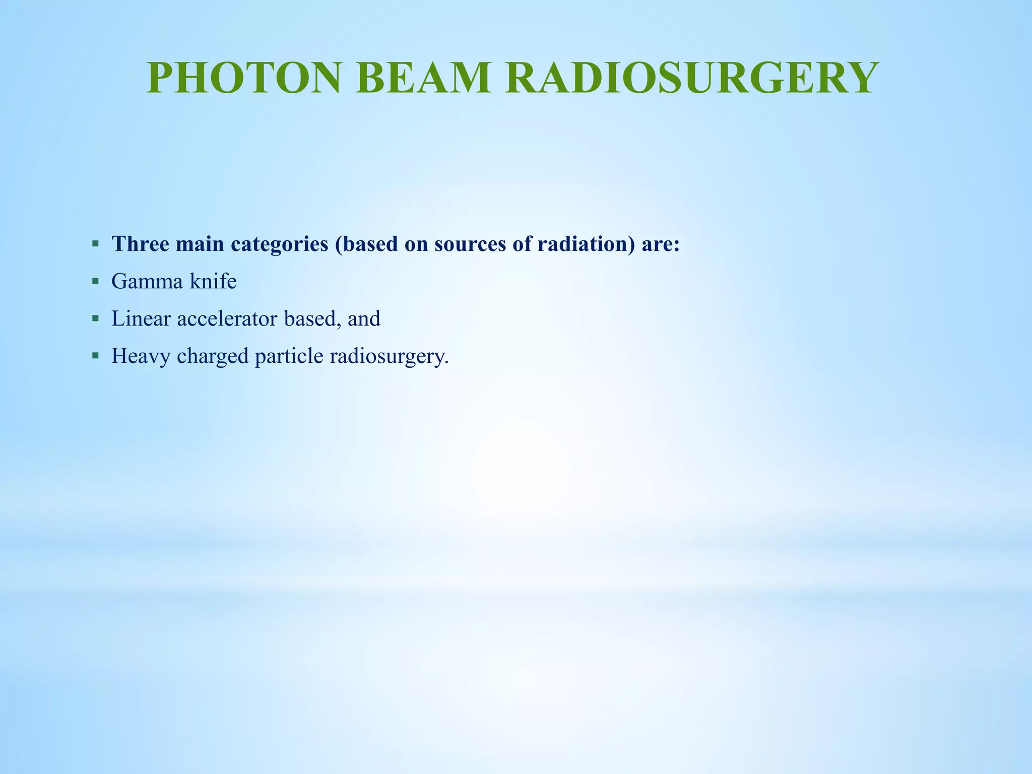 Stereotactic Radiosurgery (SRS) | PPTX