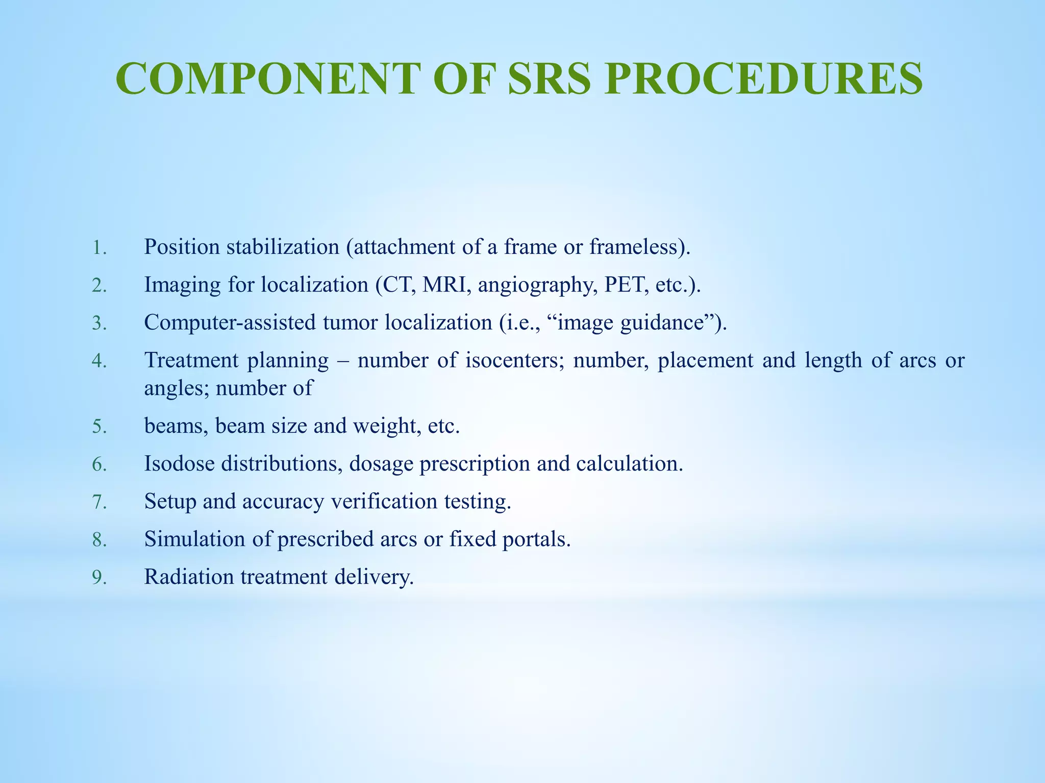 Stereotactic Radiosurgery (SRS) | PPTX | Brain and Nervous System Disorders | Diseases and ...