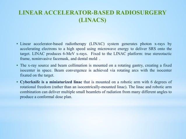 Stereotactic Radiosurgery (SRS) | PPTX | Brain and Nervous System Disorders | Diseases and ...